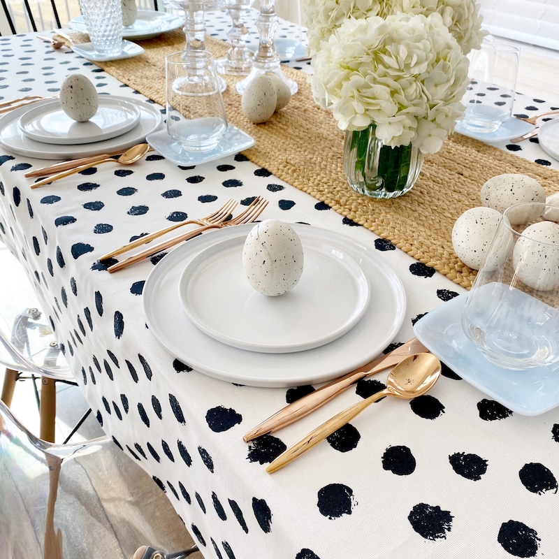 Polka Dot Table - Etsy