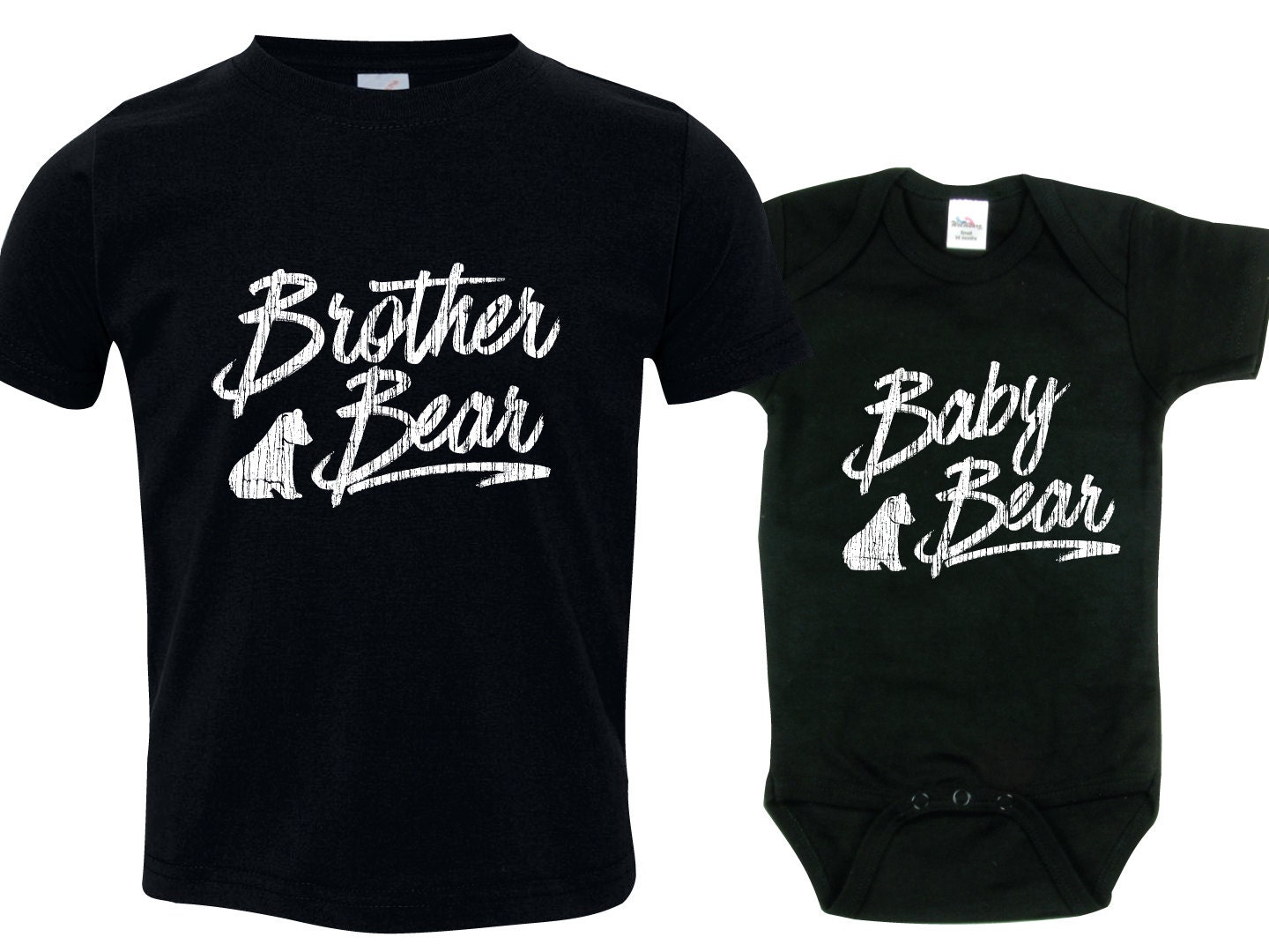 Brother Bear Baby Bear Matching Sibling Shirts | Etsy