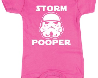 Storm Pooper Funny Star Wars Baby Outfit Shower Gift | Etsy