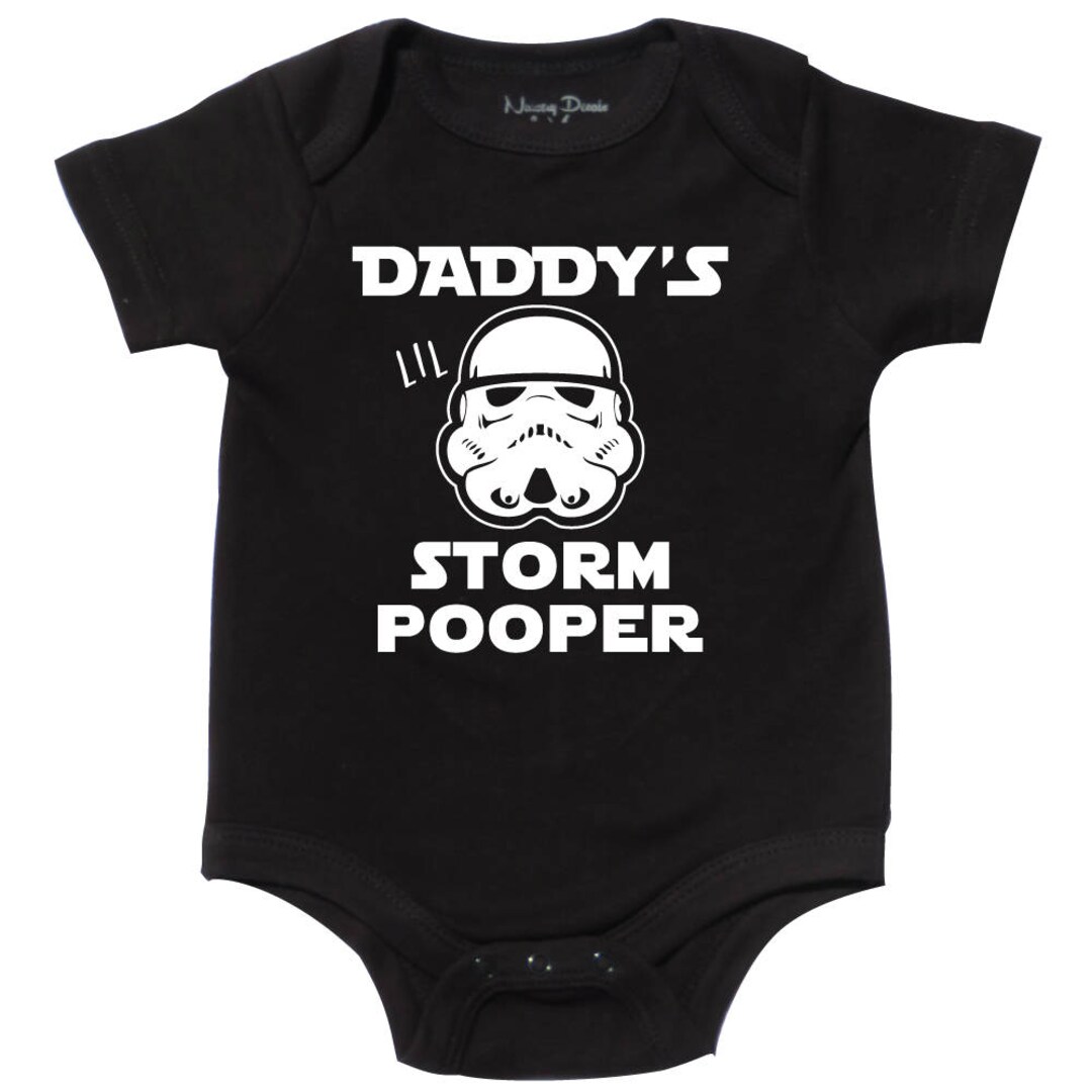 Daddy's Lil Storm Pooper - Funny Star Wars Baby Outfit, Shower Gift, 6 ...