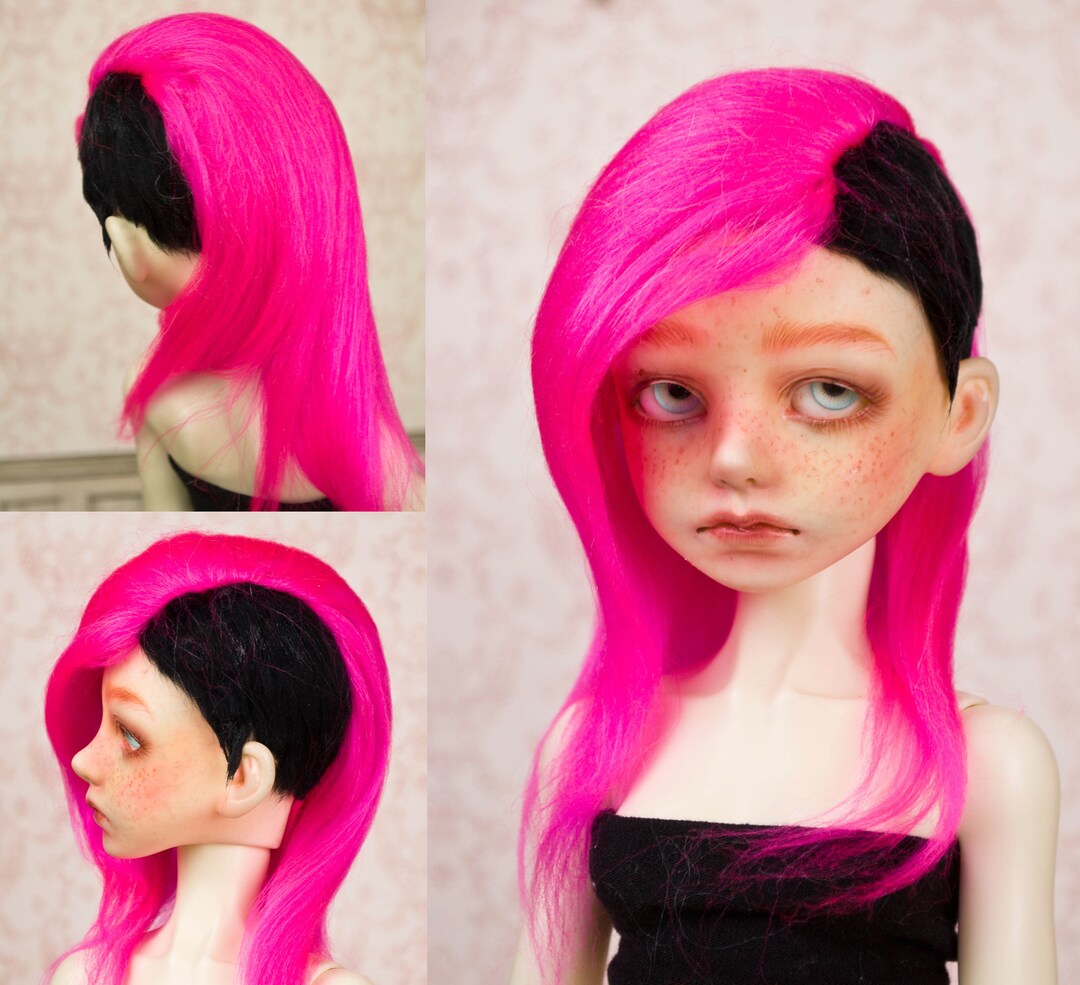 Side Cut Wig for BJD or Monster High 61 Colours SD, MSD, Minifee, Yosd ...