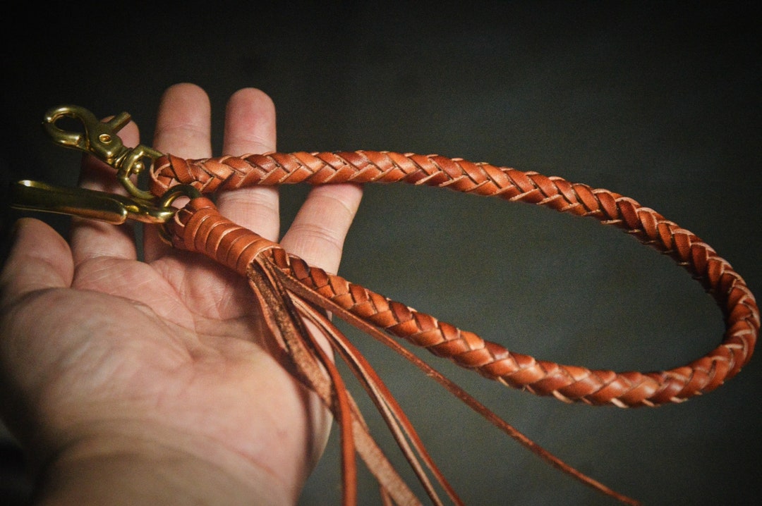 Leather Strap Wallet Chain Leather Rope Chain Wallet Lanyard Wallet ...