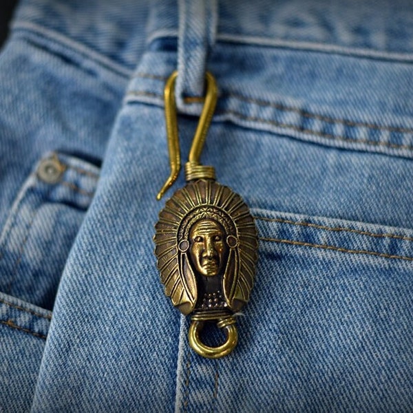 Brass Keychain - Etsy