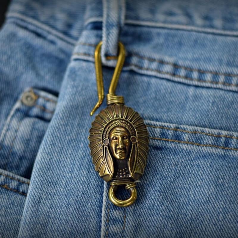 Brass Keychain - Etsy