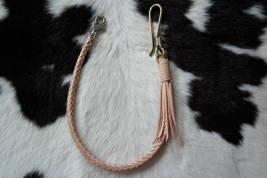 Leather Strap Wallet Chain Leather Rope Chain Wallet Lanyard Wallet ...