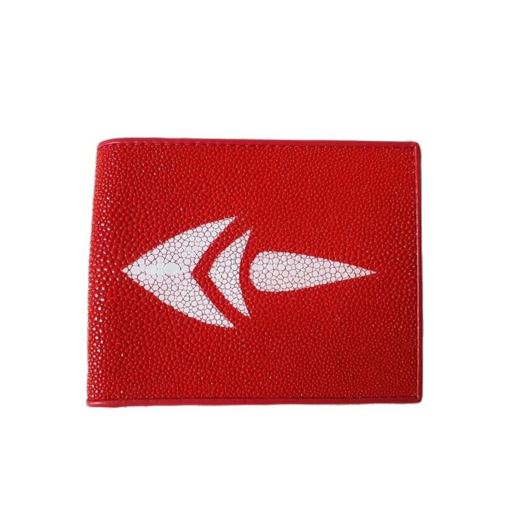 Red Stingray Wallet Genuine Stingray Skin Wallet Polished Stingray ...