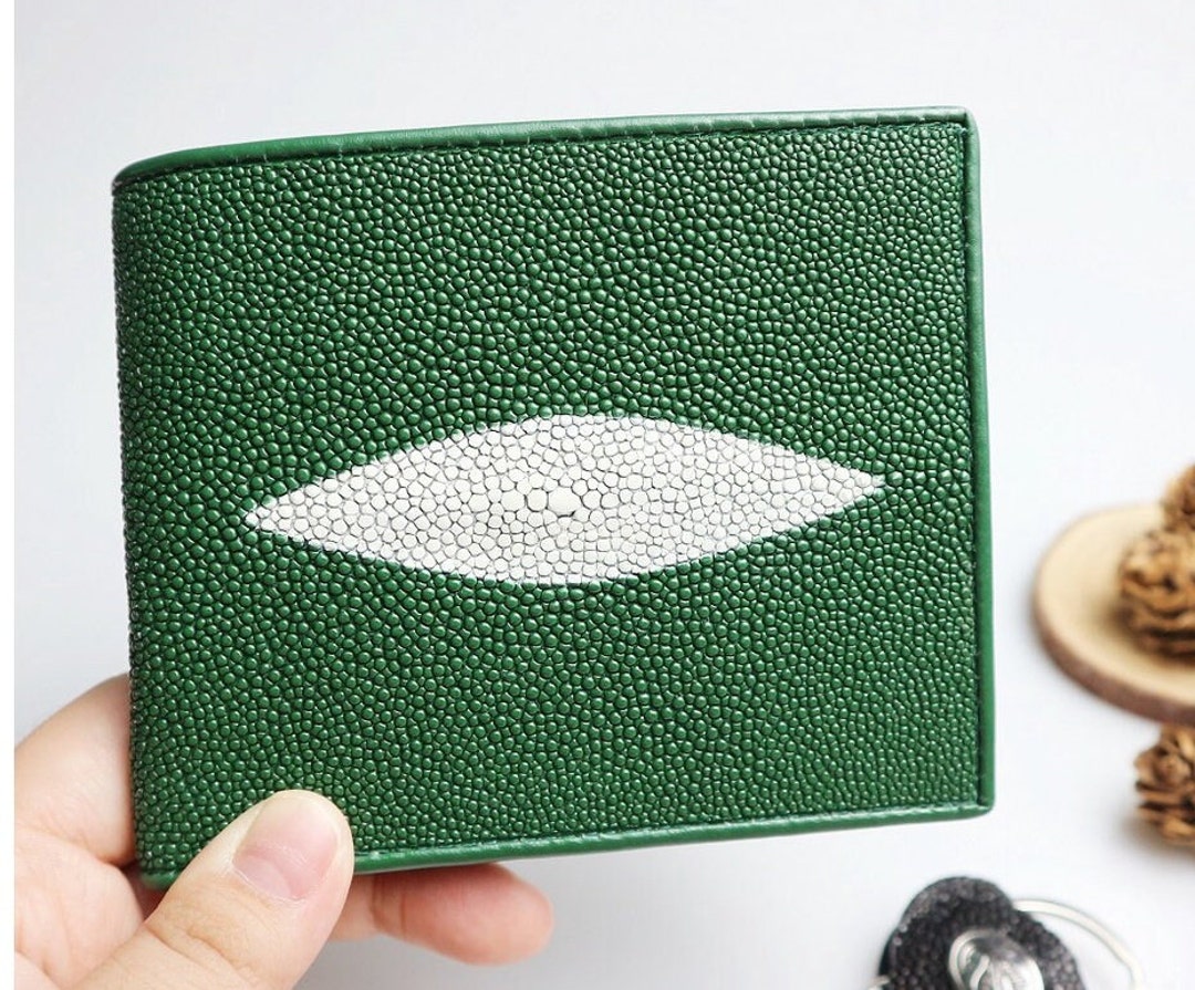Stingray Leather Stingray Wallet Exotic Wallet Bifold Wallet Genuine ...