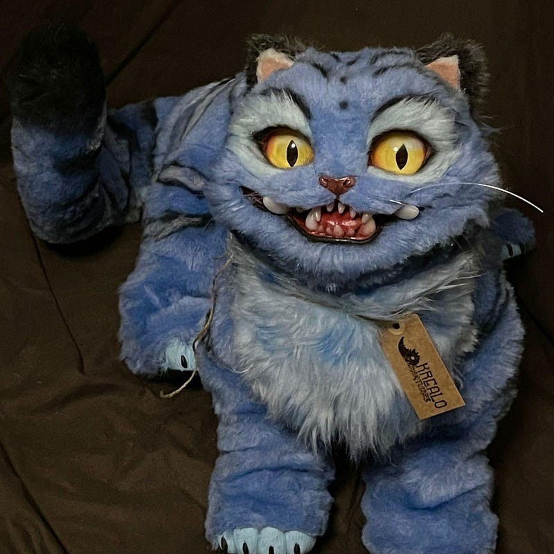 Kpop demon hunters demon cat plush - Etsy México