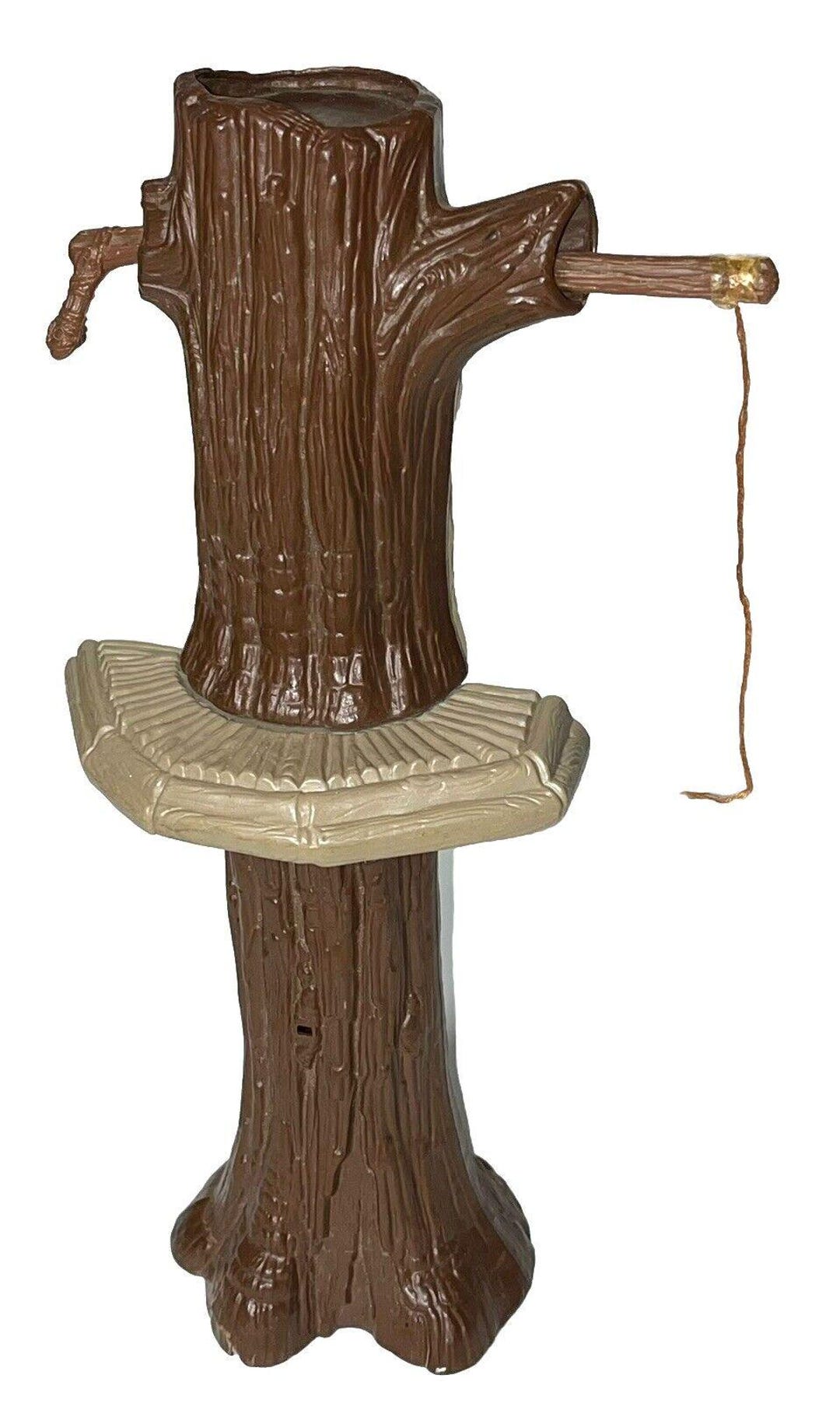 Star Wars ROTJ Vtg 1983 Ewok Village Tree Trunk Base & Elevator Crank ...