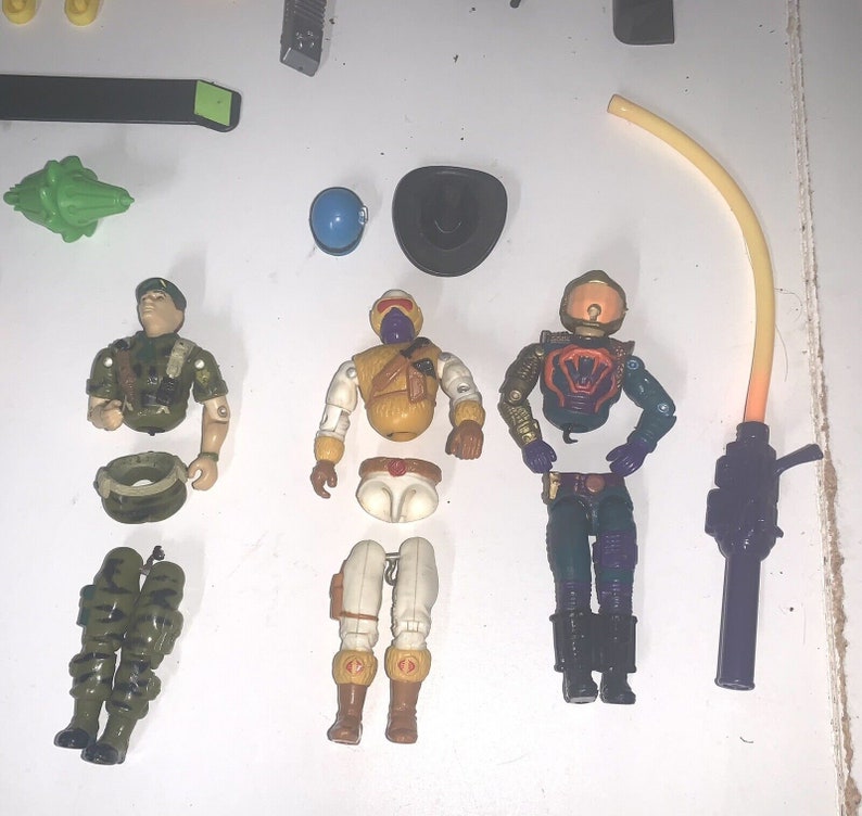 GI Joe Vtg 1980s 90s Accessories Backpacks Figures Lot - Etsy