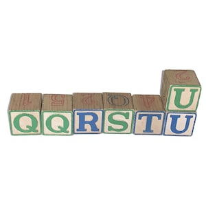 Playskool Alphabet Blocks Complete A to Z Vtg Milton Bradley 3035 - Etsy