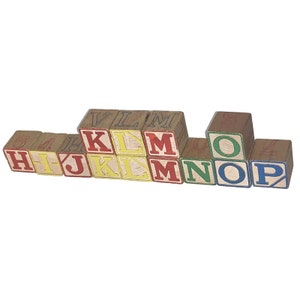 Playskool Alphabet Blocks Complete A to Z Vtg Milton Bradley 3035 - Etsy