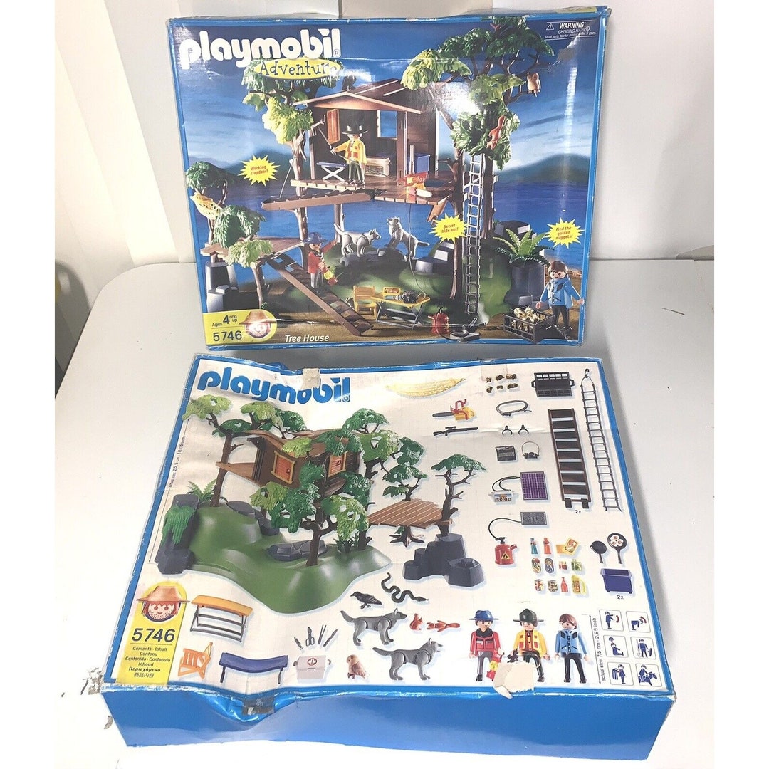 Playmobil 5746 Outdoor Adventure Tree House 2003 Box Only - Etsy