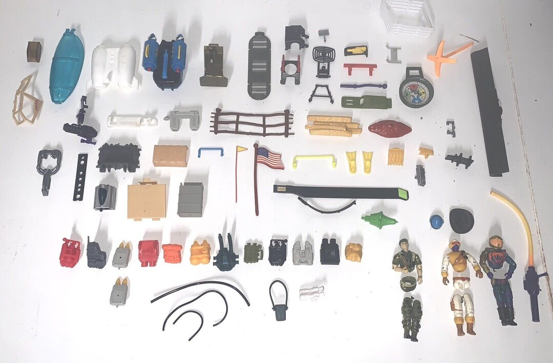 GI Joe Vtg 1980s 90s Accessories Backpacks Figures Lot - Etsy