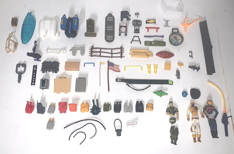 GI Joe Vtg 1980s 90s Accessories Backpacks Figures Lot - Etsy