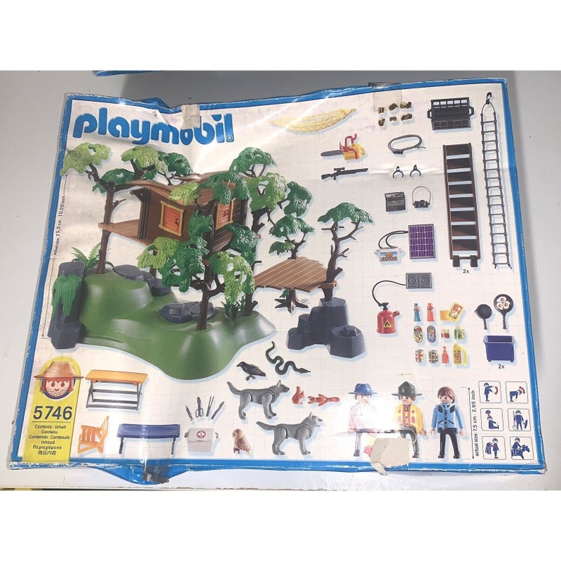 Playmobil 5746 Outdoor Adventure Tree House 2003 Box Only - Etsy