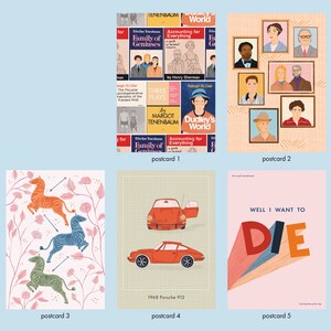 Handmade Wes Anderson Postcards, Mini Prints, Illustrated Cards - Etsy