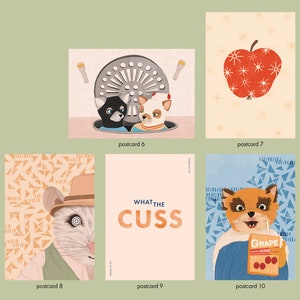 Handmade Wes Anderson Postcards, Mini Prints, Illustrated Cards - Etsy