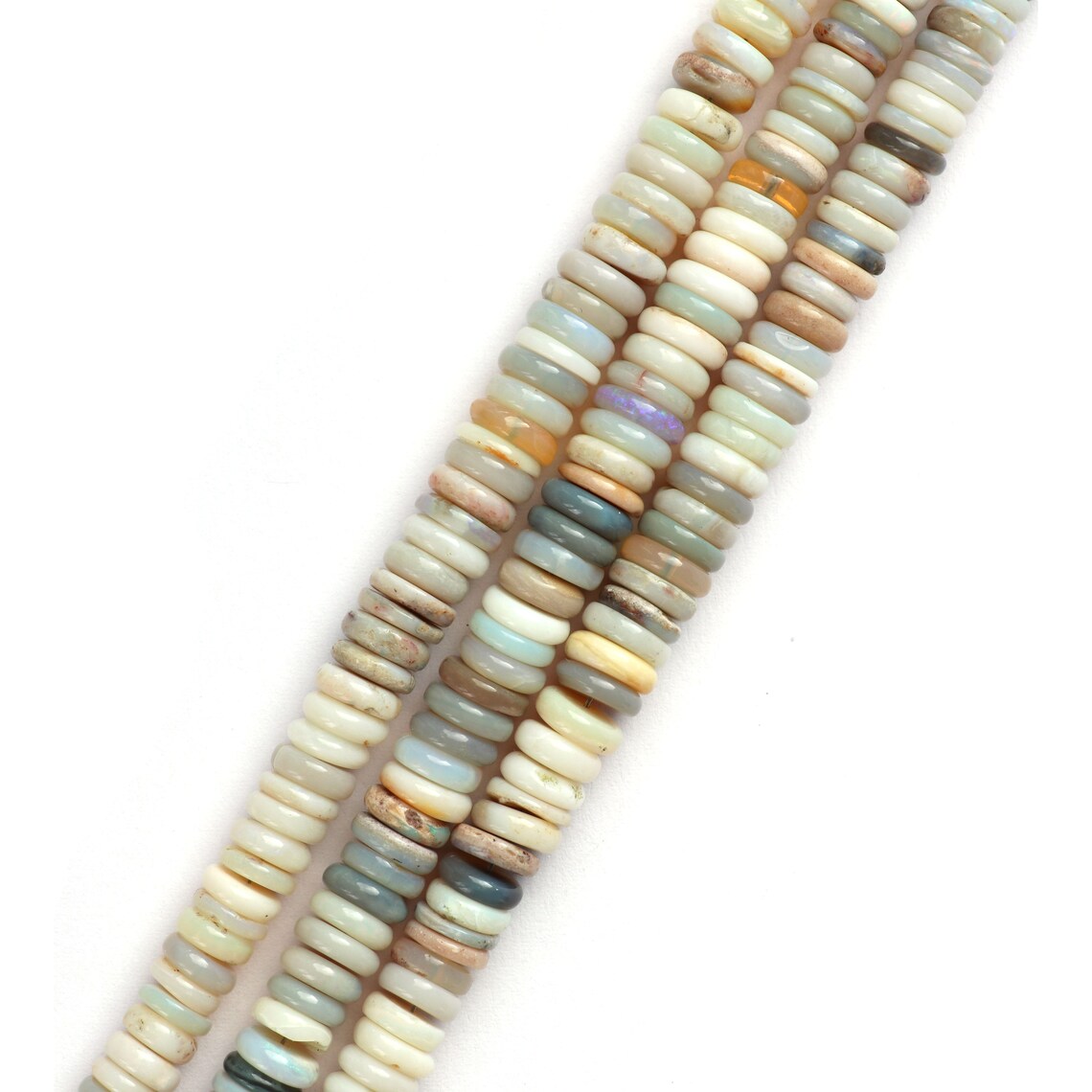 Natural Australian Opal Tyre Flat Smooth Beads 6 MM to 9 MM | Etsy