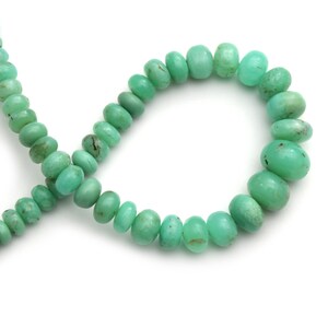 Chrysoprase Smooth Roundel Beads, Chrysoprase - 5 Mm to 8 Mm ...