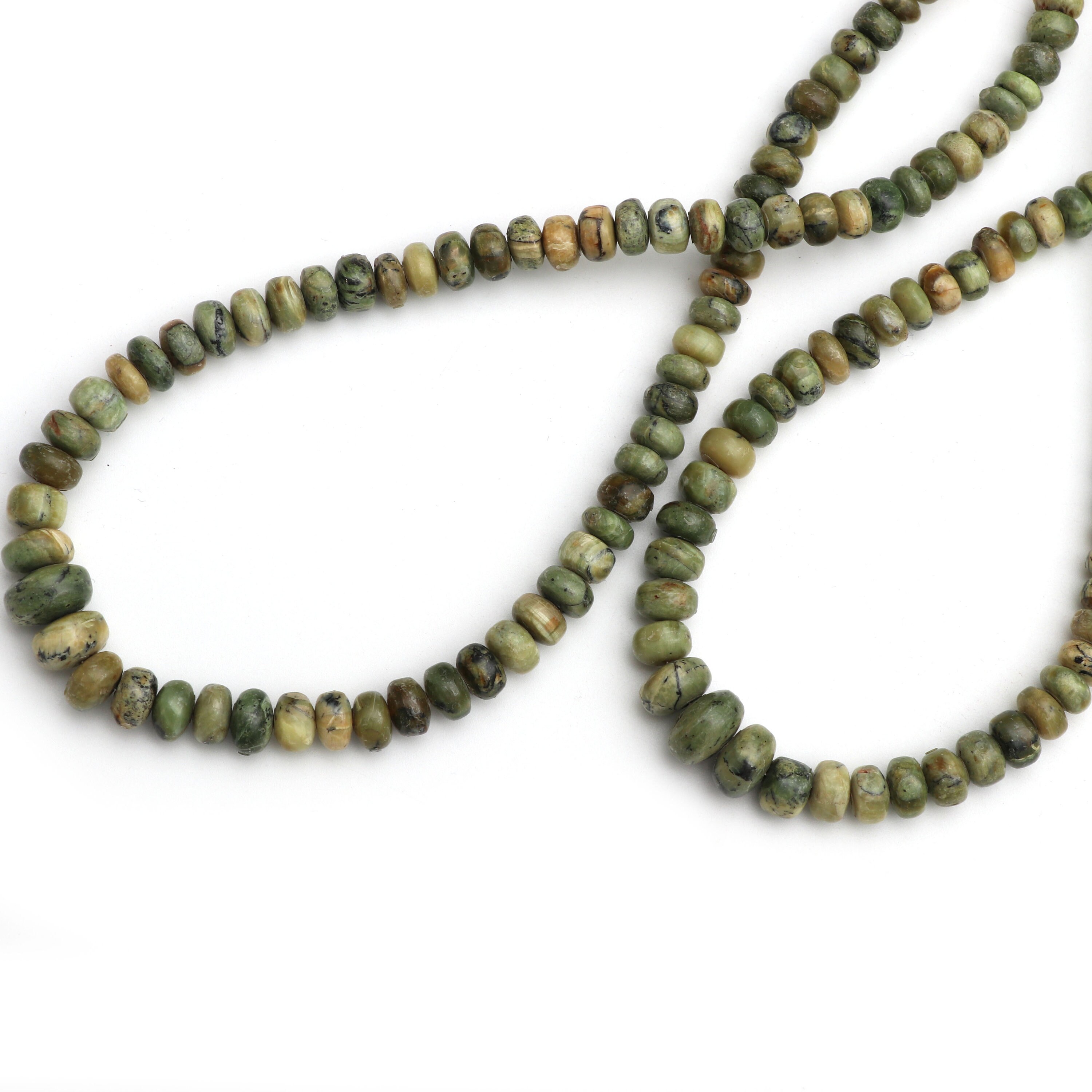 Natural Serpentine Opal Smooth Beads - 5.5 Mm to 10 Mm - Serpentine ...