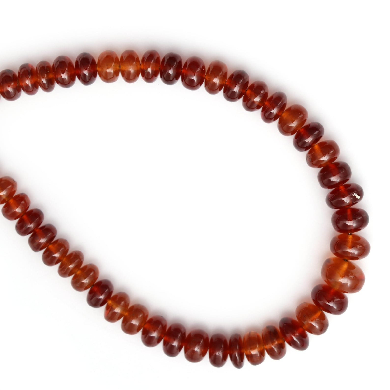Hessonite Garnet Smooth Round 6 MM to 8.5 MM Hessonite - Etsy