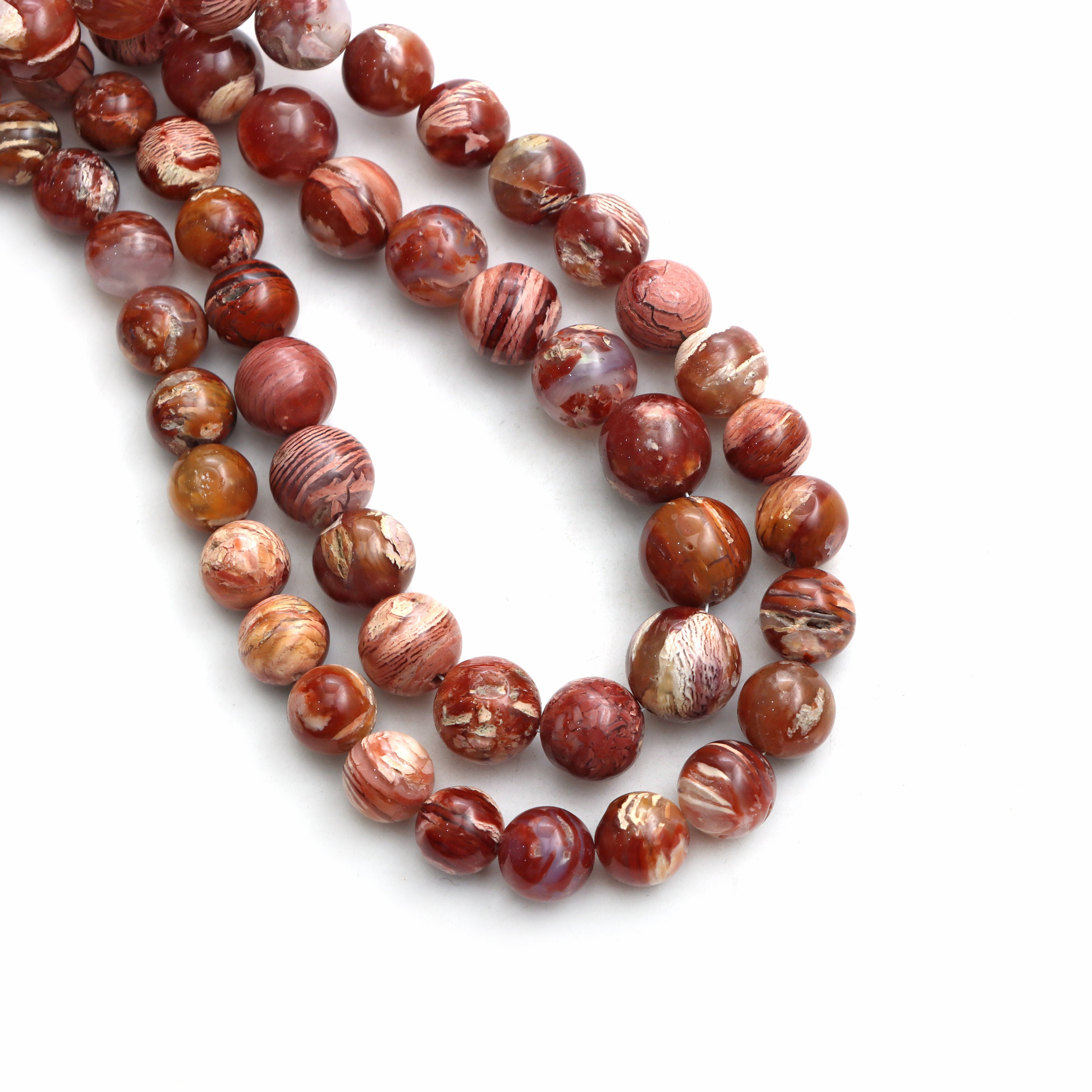 Howardite Opal Smooth Round Ball Beads, 8 Mm to 9 Mm, Howardite Opal ...
