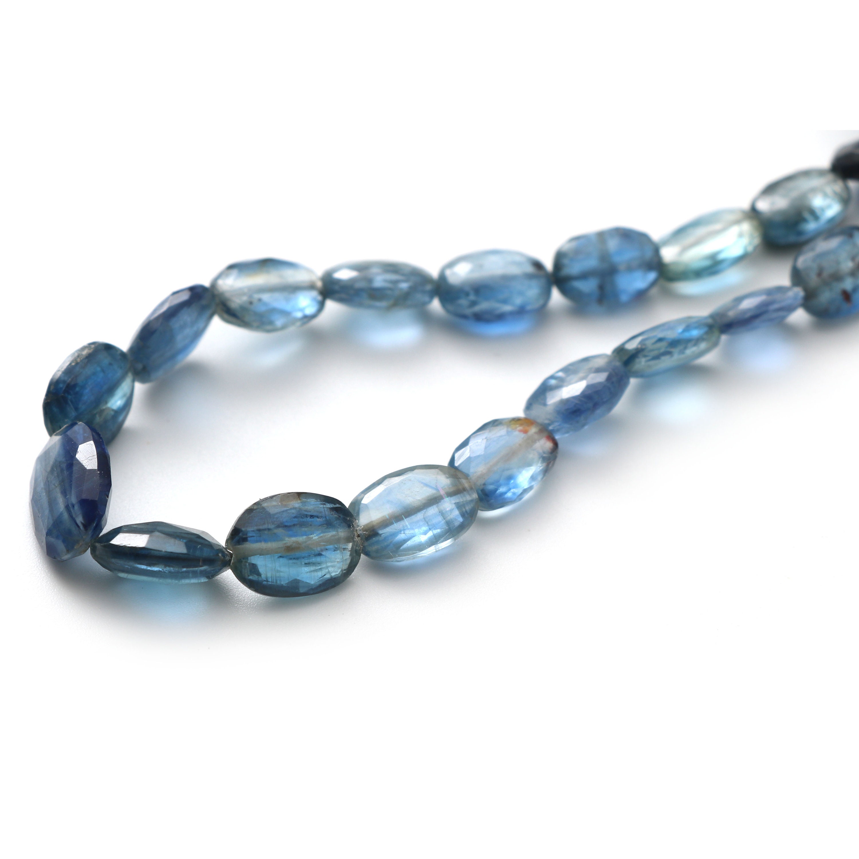 Unique Kyanite Faceted Oval Beads 5x7 MM to 8x11 MM Kyanite | Etsy