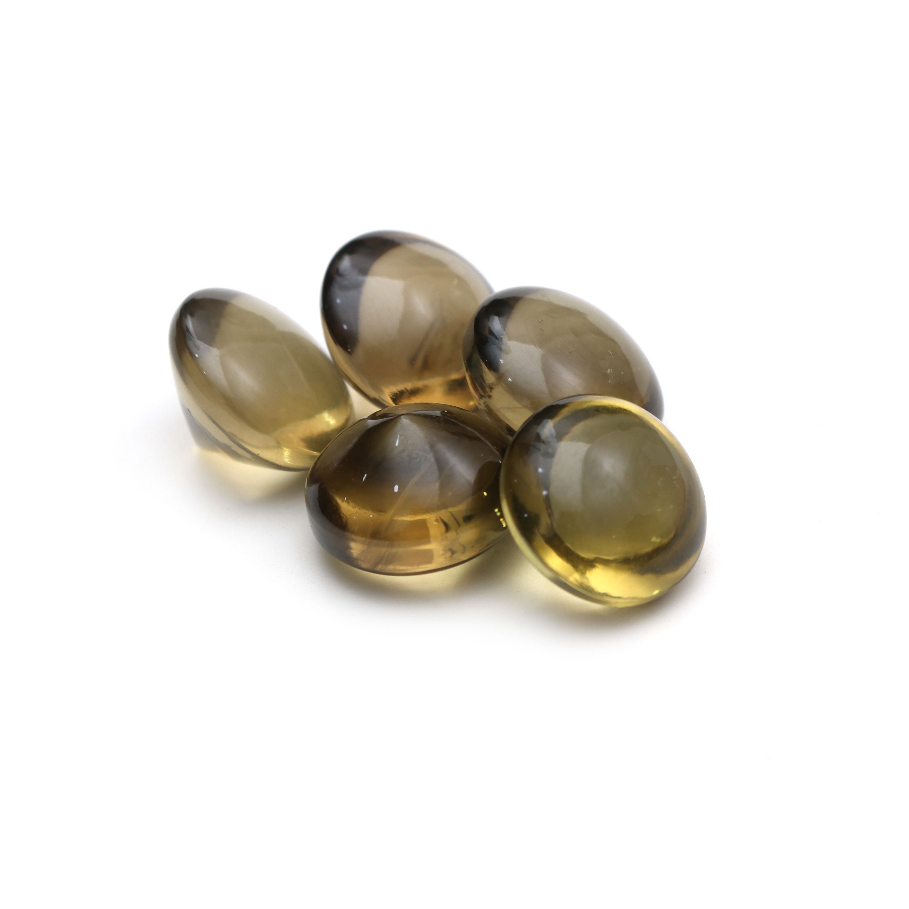 CLEARANCE-Natural Olive Quartz Smooth Cone Loose Gemstone | Etsy