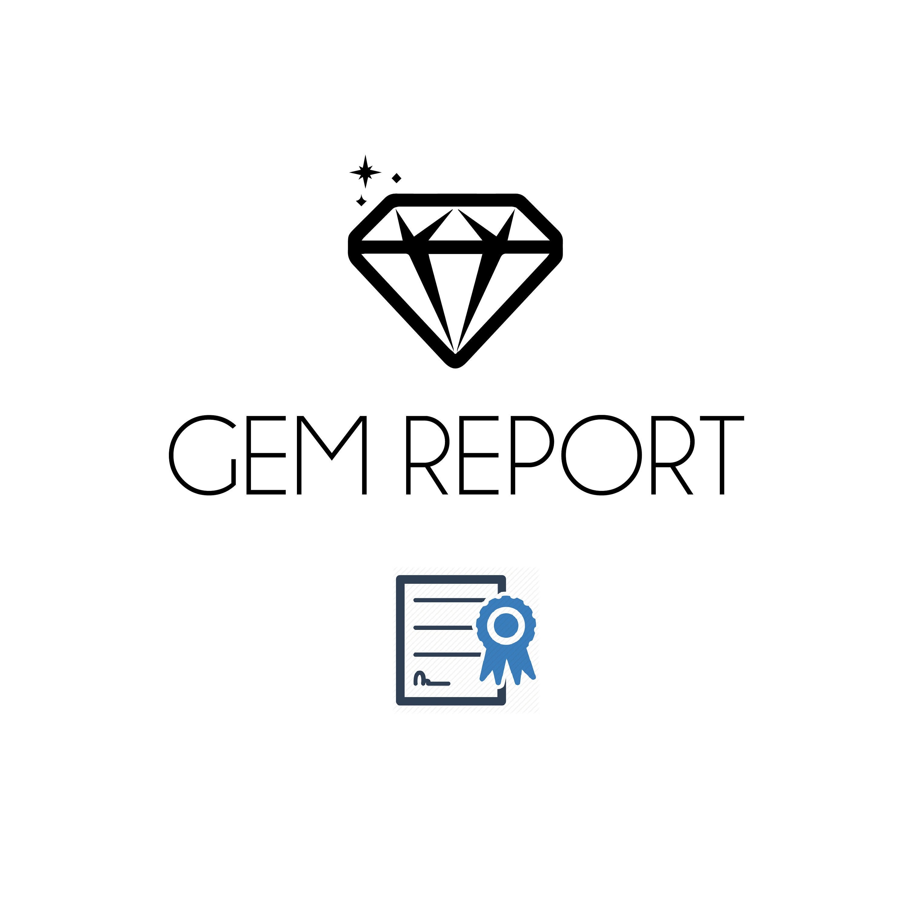 Gem Identification Report / Gemstone Testing Report / | Etsy