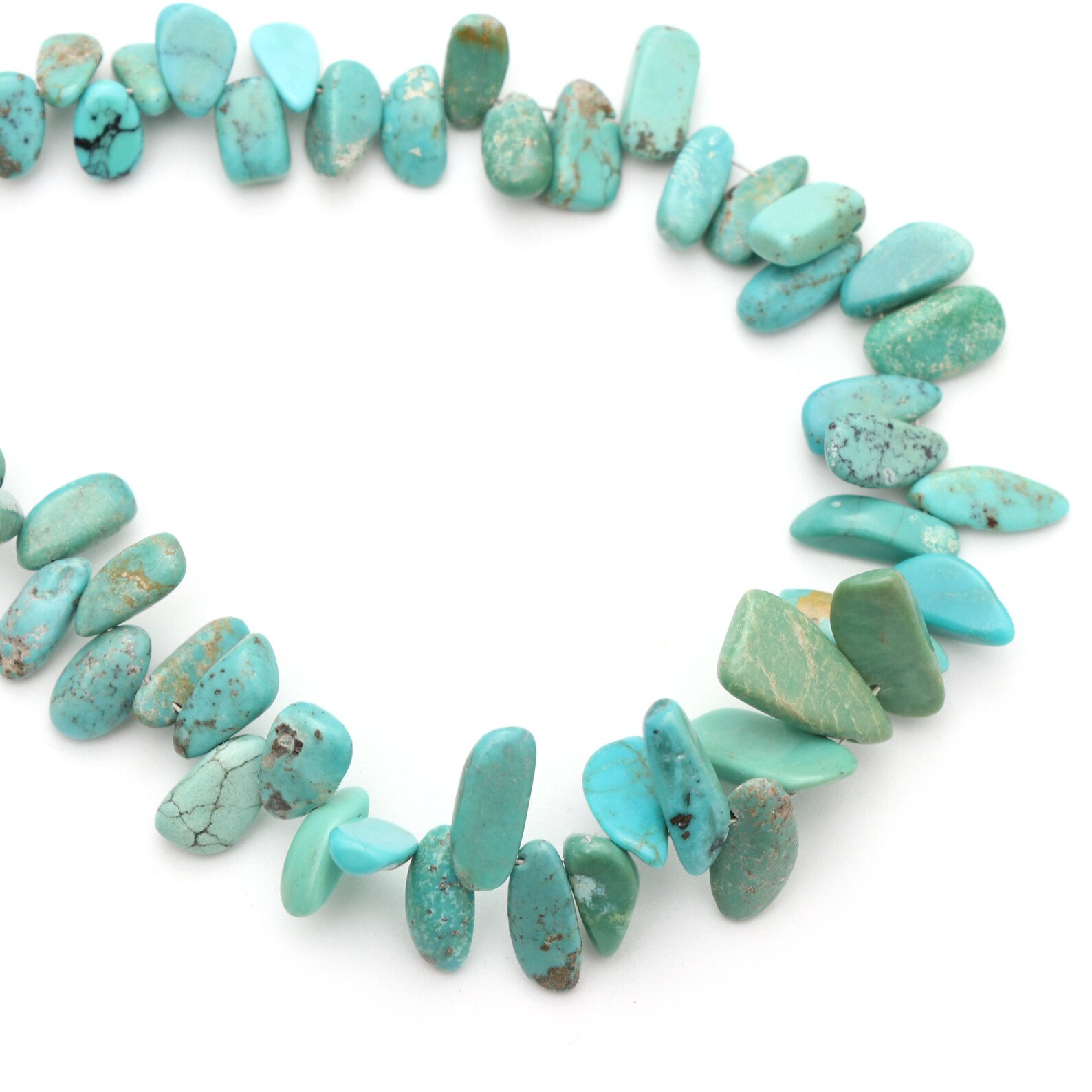 Turquoise Smooth Nuggets Beads Turquoise nuggets 5x6 mm to | Etsy