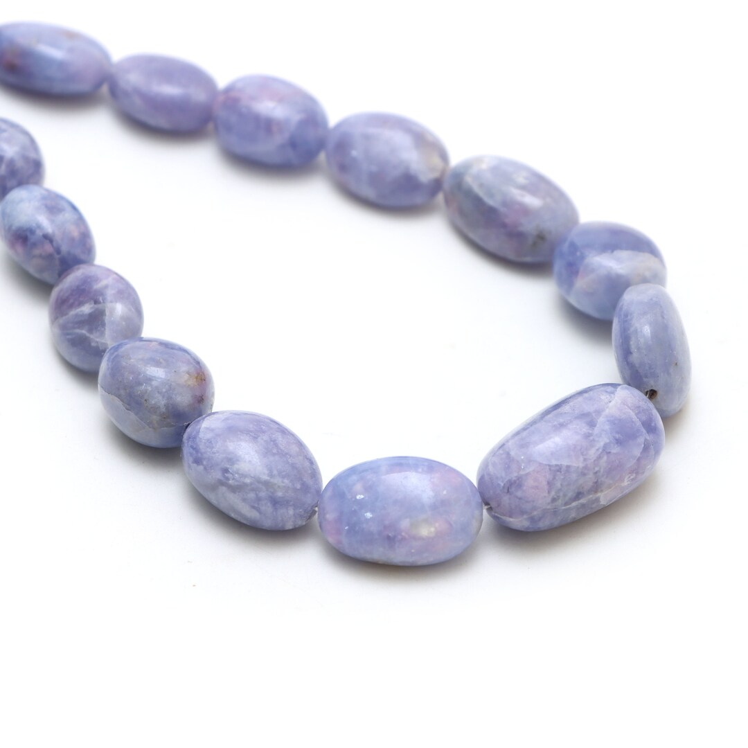 Rare Uv-reactive Hackmanite Color Change Smooth Tumble Beads, 8.5x10.5 ...