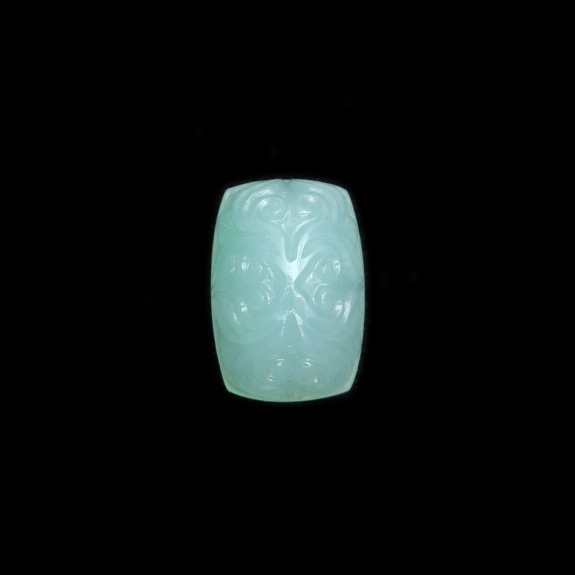 Natural Chrysoprase Rectangle Carving Loose Gemstone 16x23 - Etsy