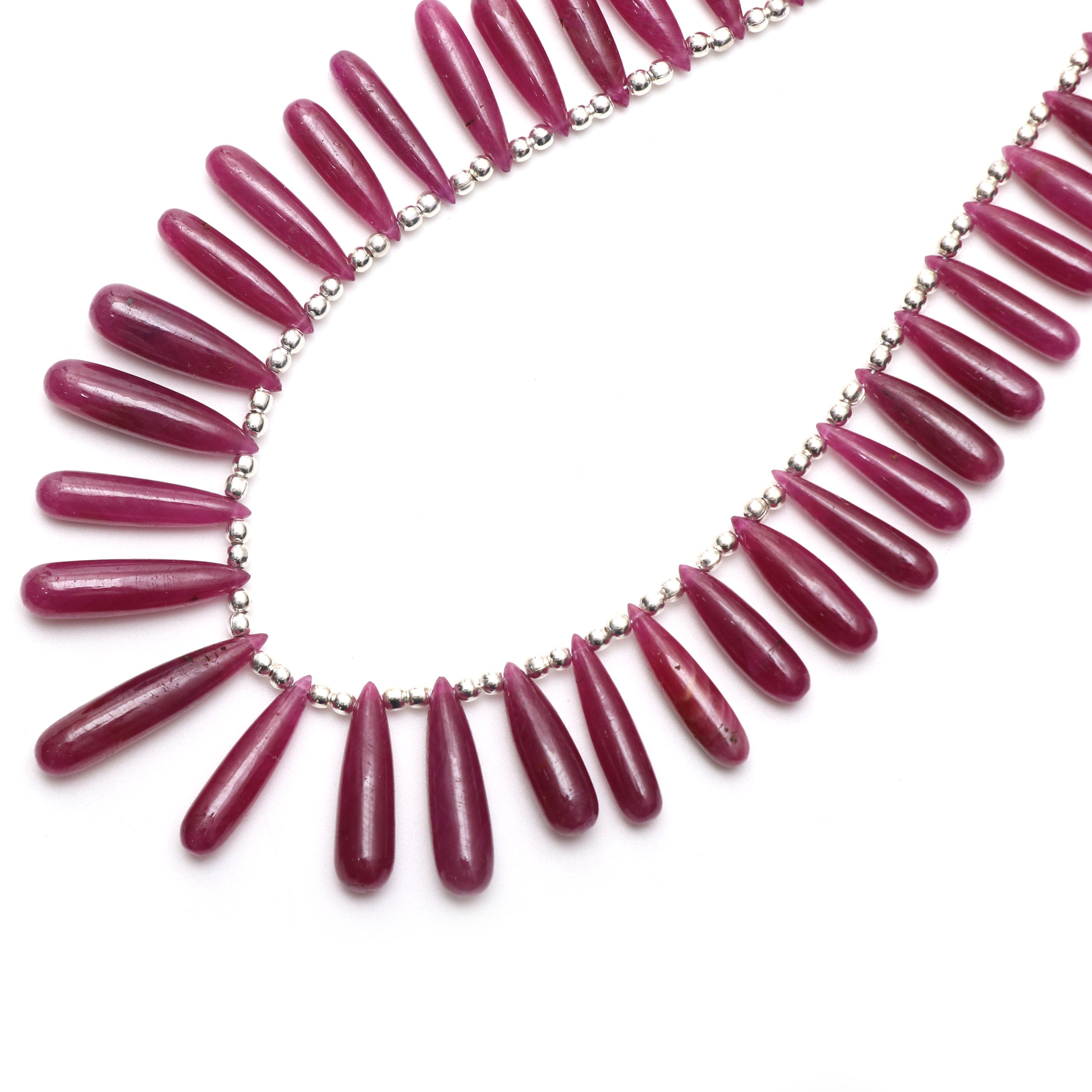 Natural Ruby Smooth Drops Shape Beads, Ruby Drops Shape, Gem Quality ...