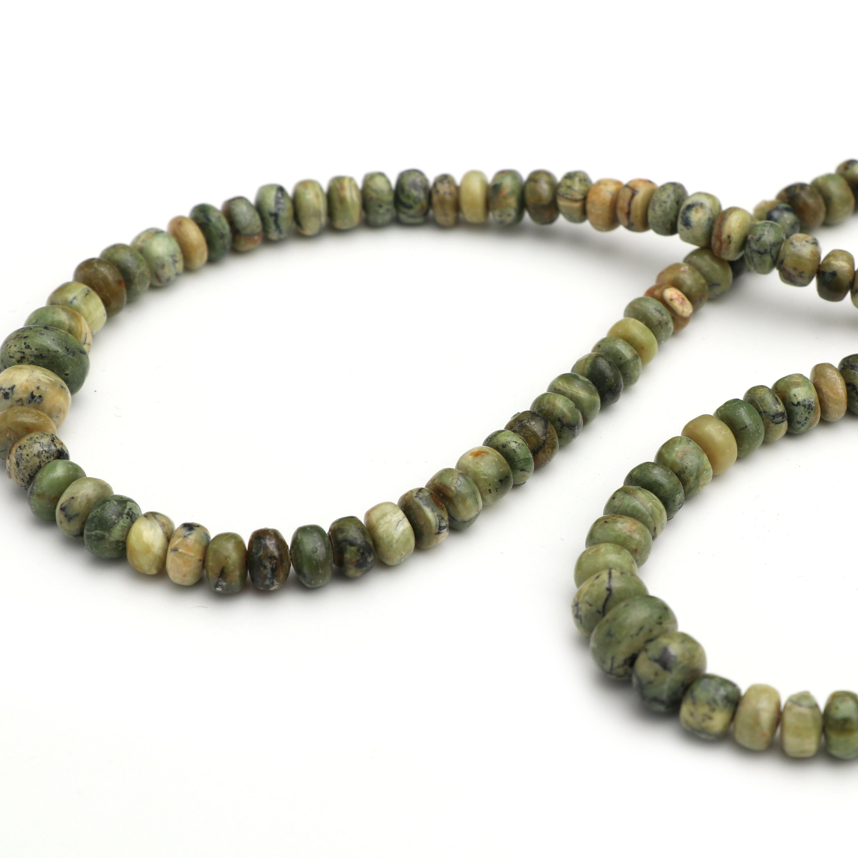 Natural Serpentine Opal Smooth Beads - 5.5 Mm to 10 Mm - Serpentine ...