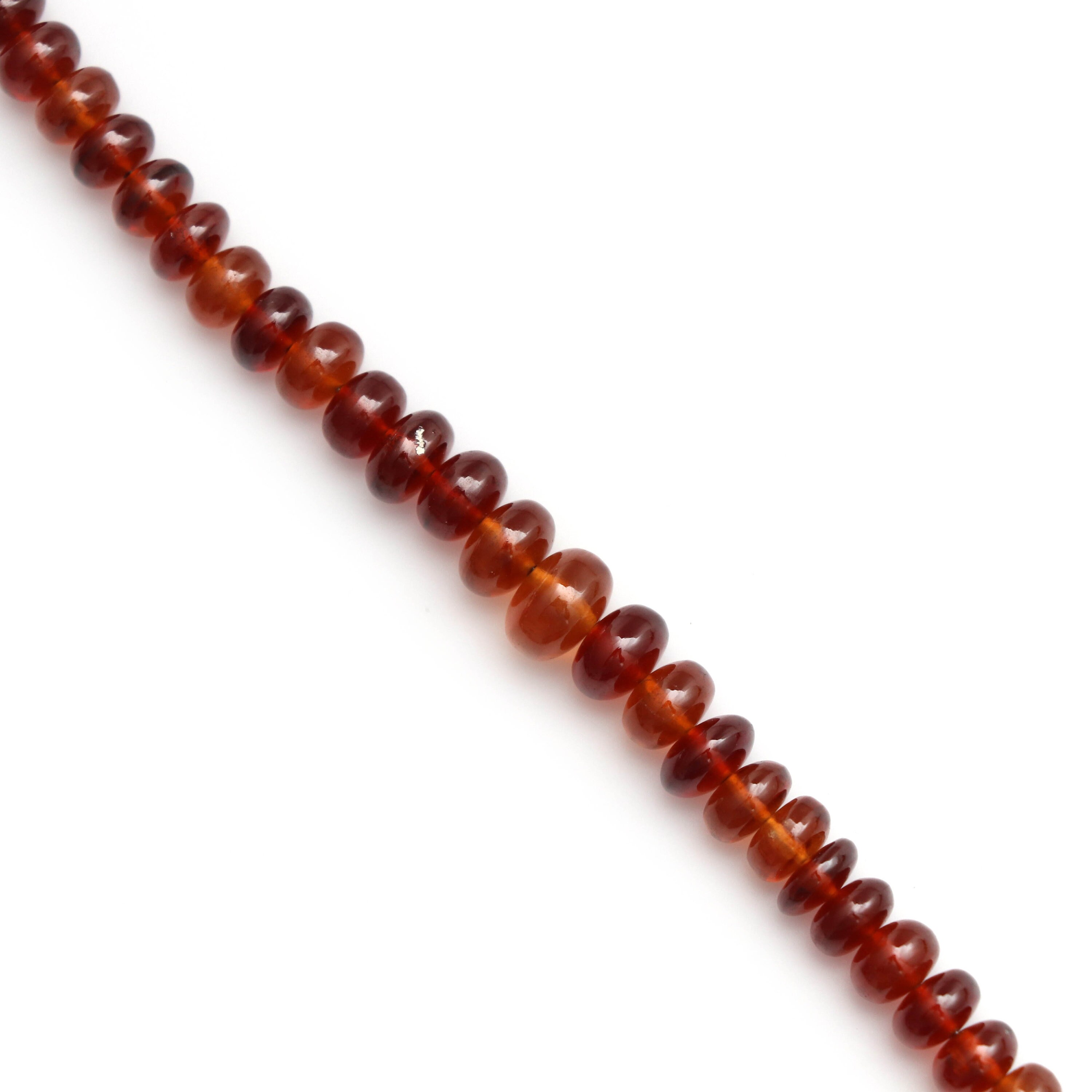 Hessonite Garnet Smooth Round 6 MM to 8.5 MM Hessonite - Etsy