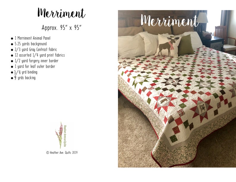 Merriment Quilt Pattern - Etsy