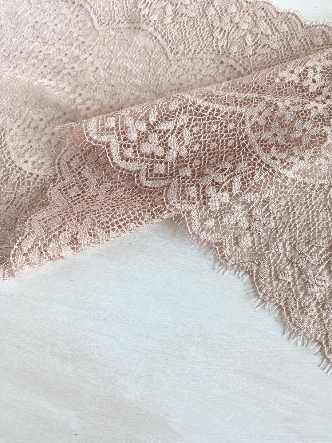 Rose Dust Stretch Lace - Etsy