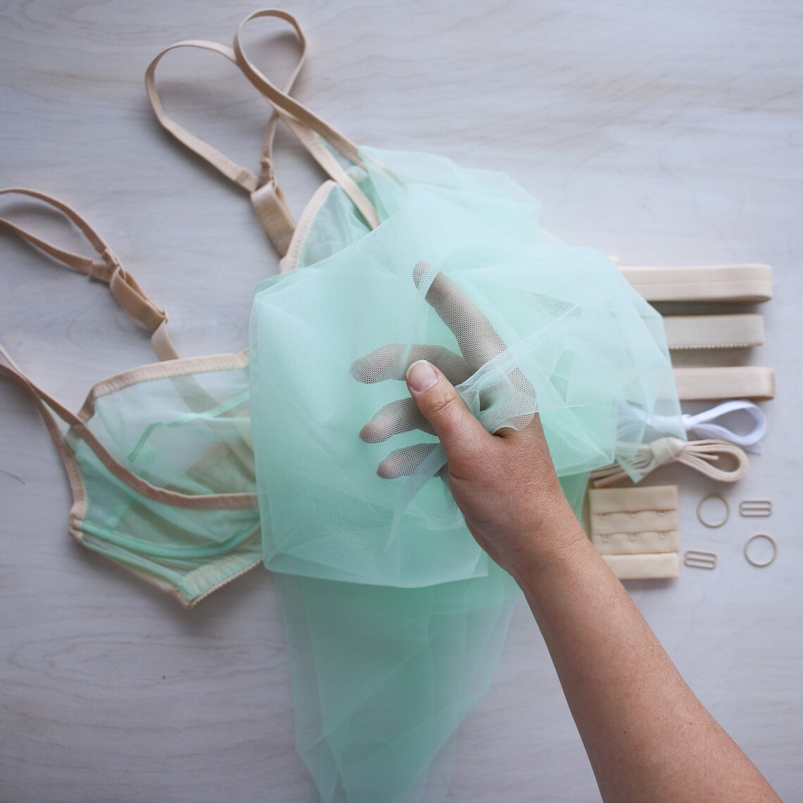 Tulle Bra Kit Black Beauty Bra - Etsy
