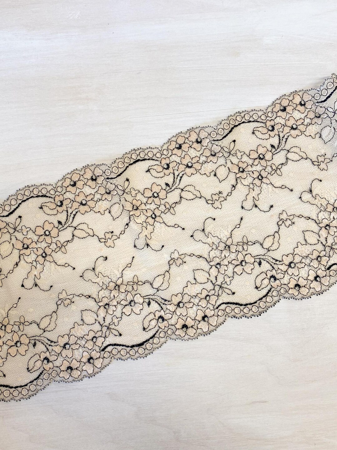 Buttercream Stretch Lace - Etsy