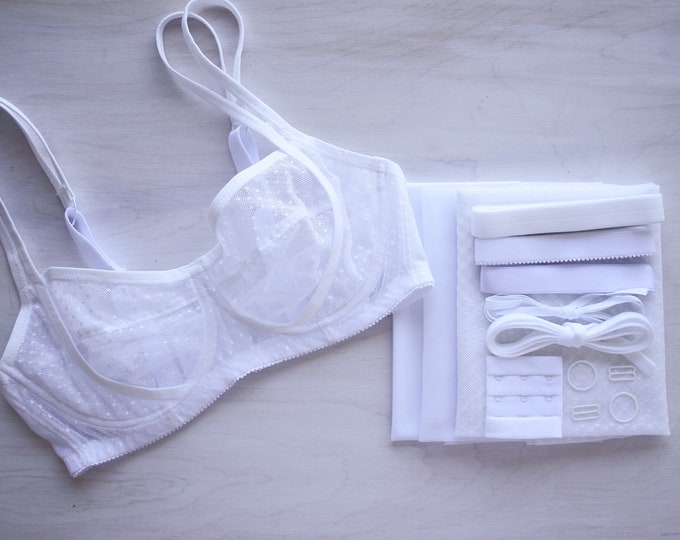 French Dot Bra Kit | Black Beauty Bra - Etsy