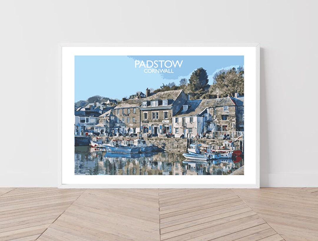 Padstow, Cornwall Art Print Travel Poster Railway Poster Salty Seas ...