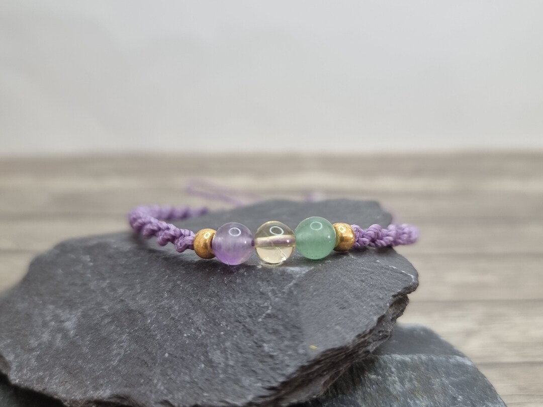 Amethyst Citrine Aventurine Bracelet ~ Amethyst Citrine Jewellery ...