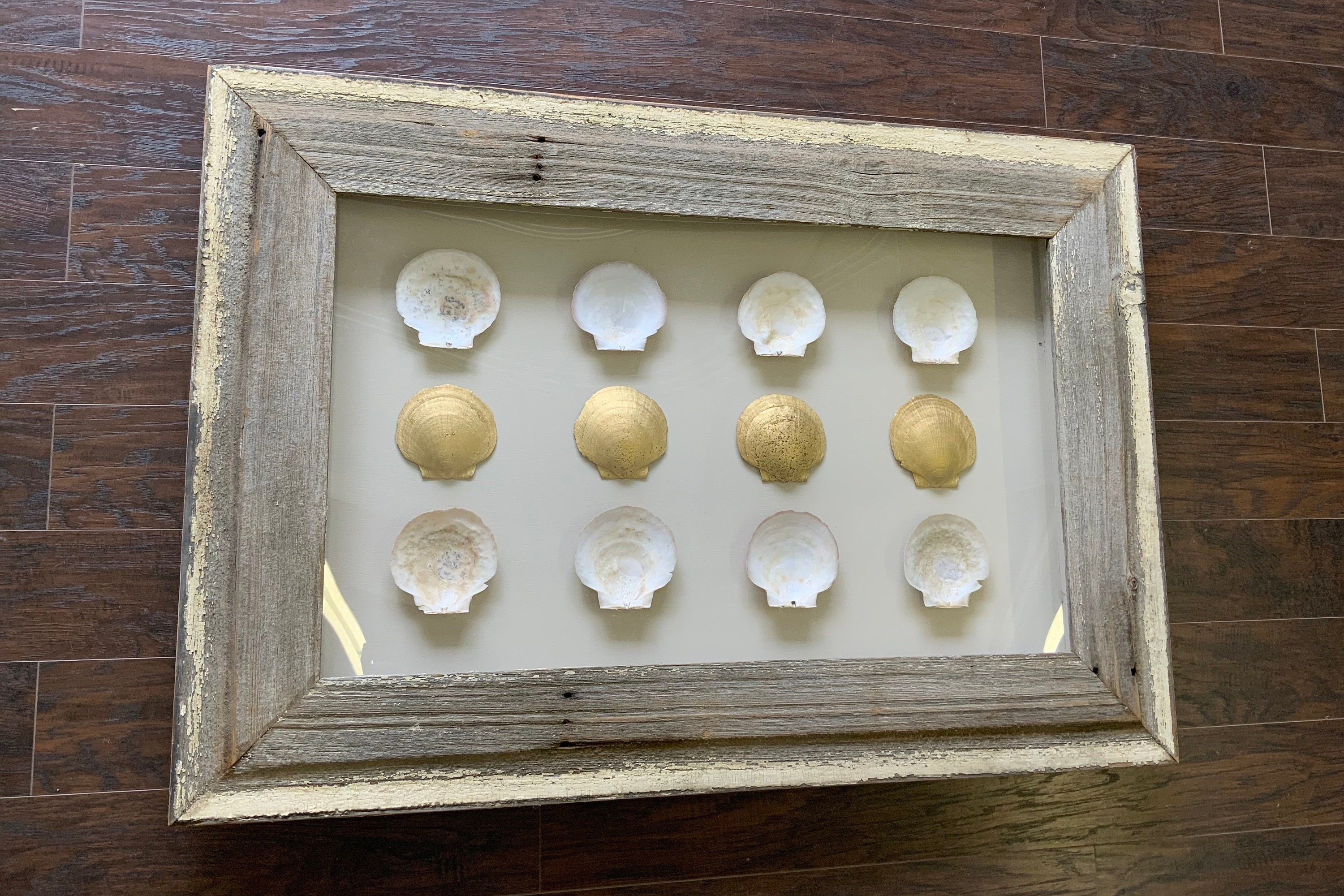 Sold 31 X 45 Rectangle Modern Shadow Box 12 Scallops sold - Etsy