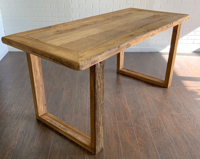 Reclaimed Elm Dining Table/desk - Etsy