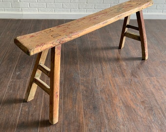 Vintage Entryway Bench - Etsy