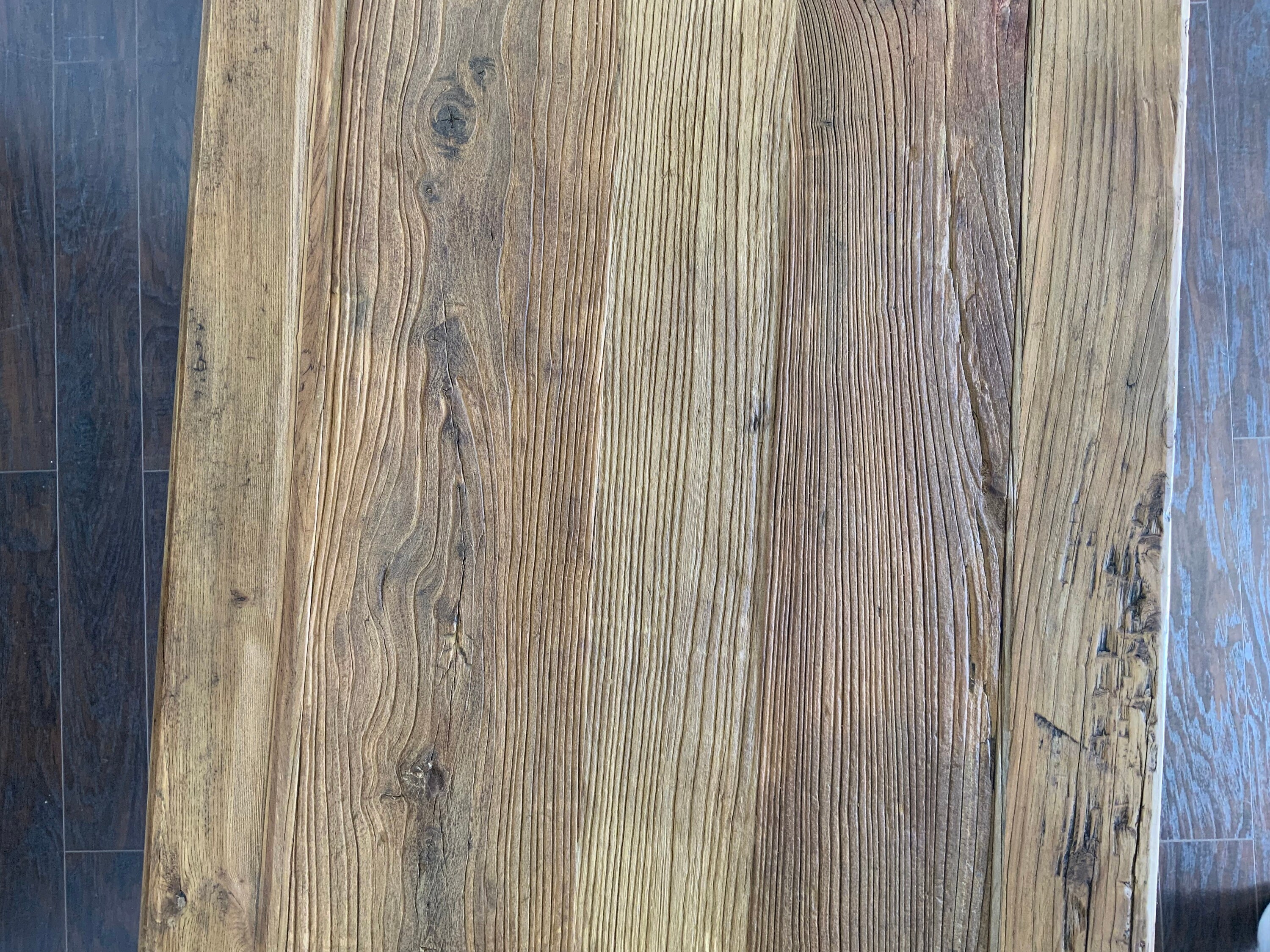 Reclaimed Elm Dining Table/desk - Etsy