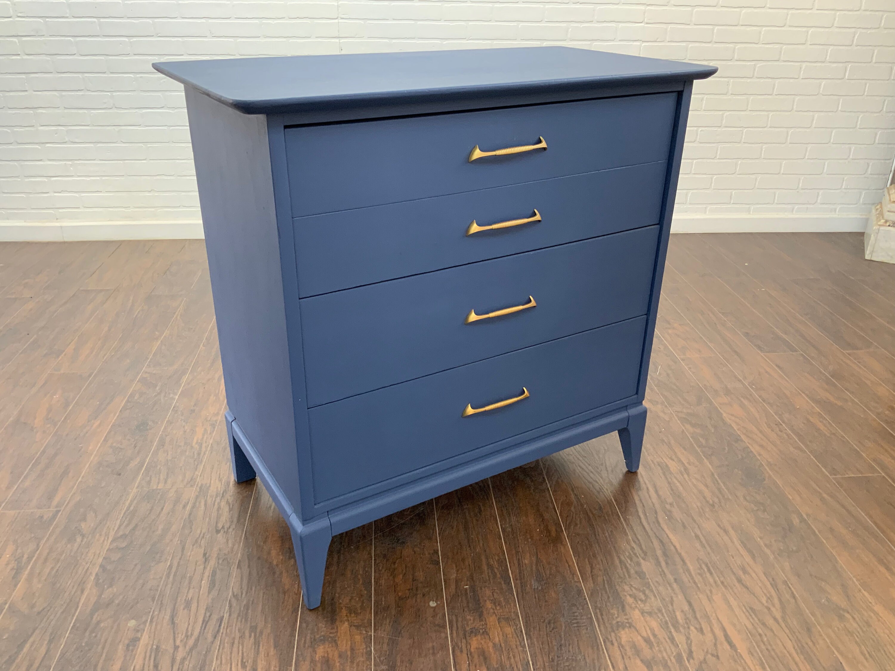 Vintage Pair of MCM Bachelor Chests Cobalt Blue - Etsy