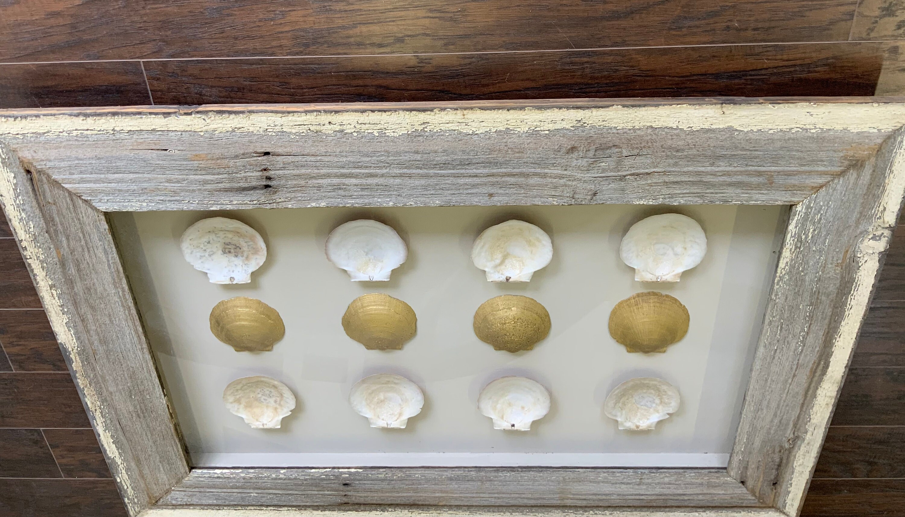 Sold 31 X 45 Rectangle Modern Shadow Box 12 Scallops sold - Etsy
