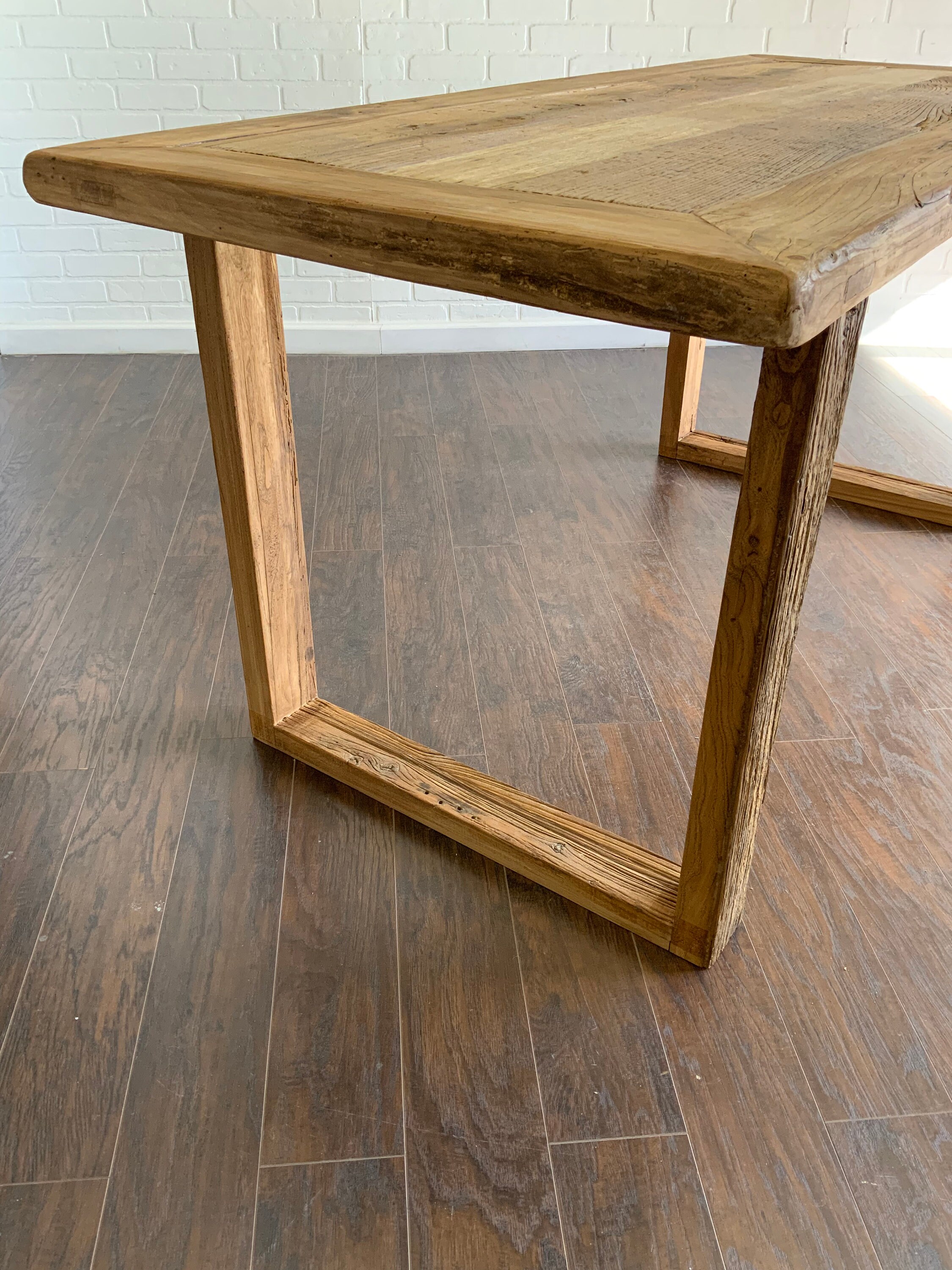 Reclaimed Elm Dining Table/desk - Etsy